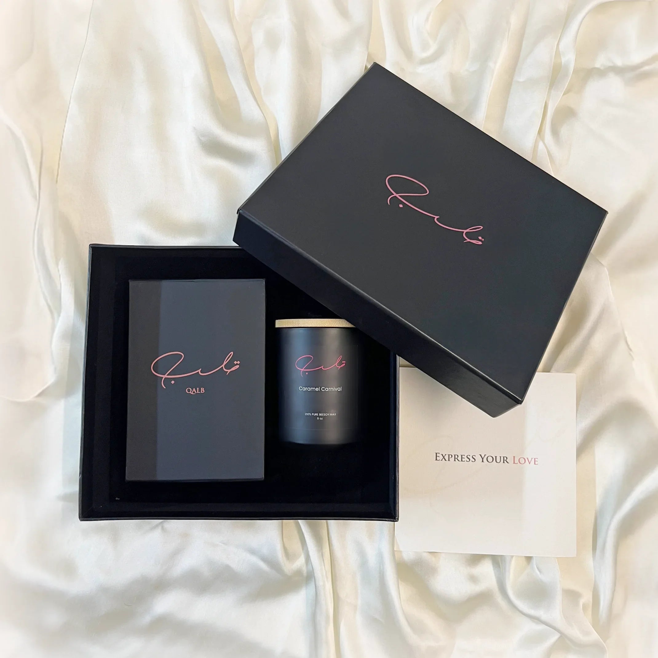 Qalb Gift Box Collection | Premium Perfume & Candle Bundles in Pakistan